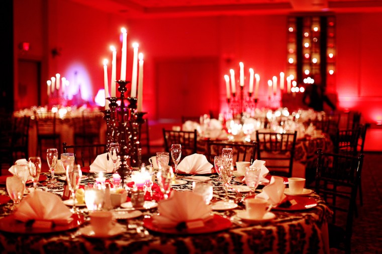 Elegant Black & Red Florida Wedding | Every Last Detail