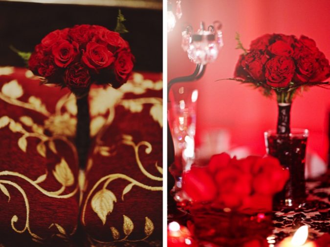 Elegant Black & Red Florida Wedding | Every Last Detail